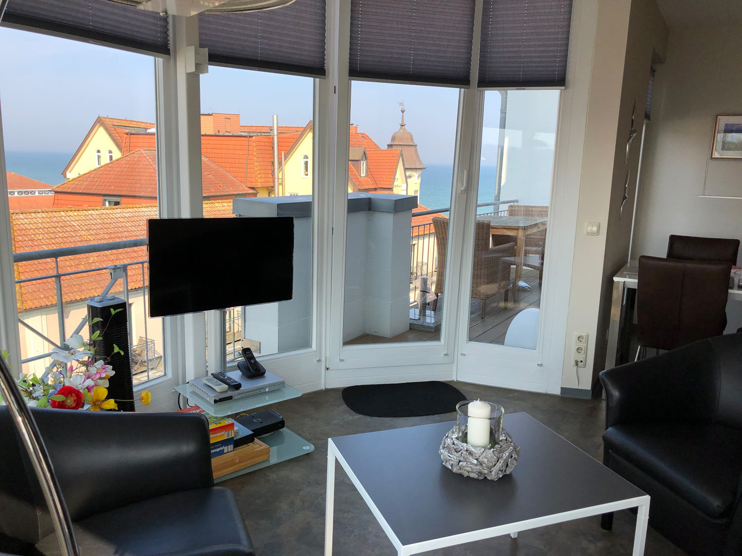 Ferienwohnung Kühlungsborn im Haus Meeresblick direkt am Strand